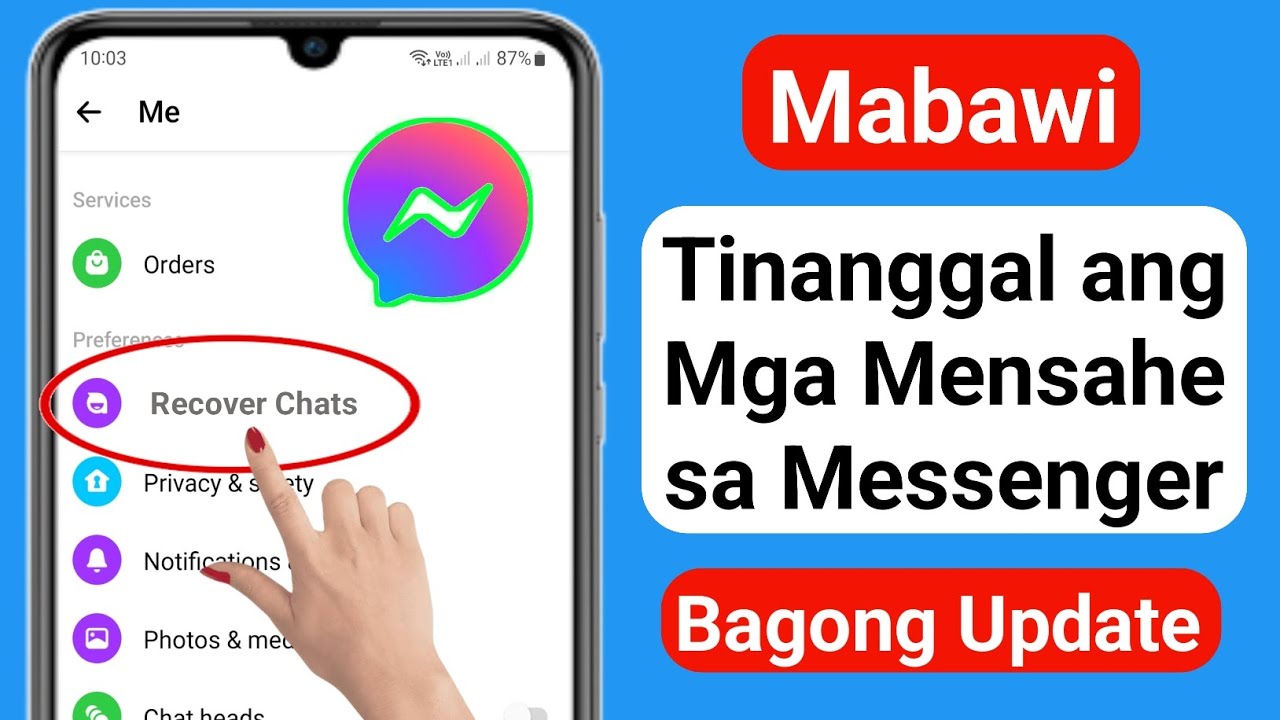 Paano Mabawi ang Mga Natanggal na Mensahe Sa Messenger 2023(Bagong ...