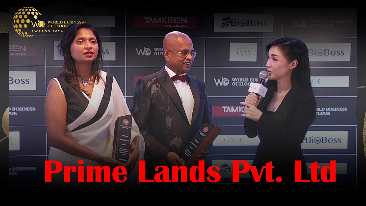 Post Award interview for Prime Lands Pvt Ltd | WBO Awards 2024 - YouTube