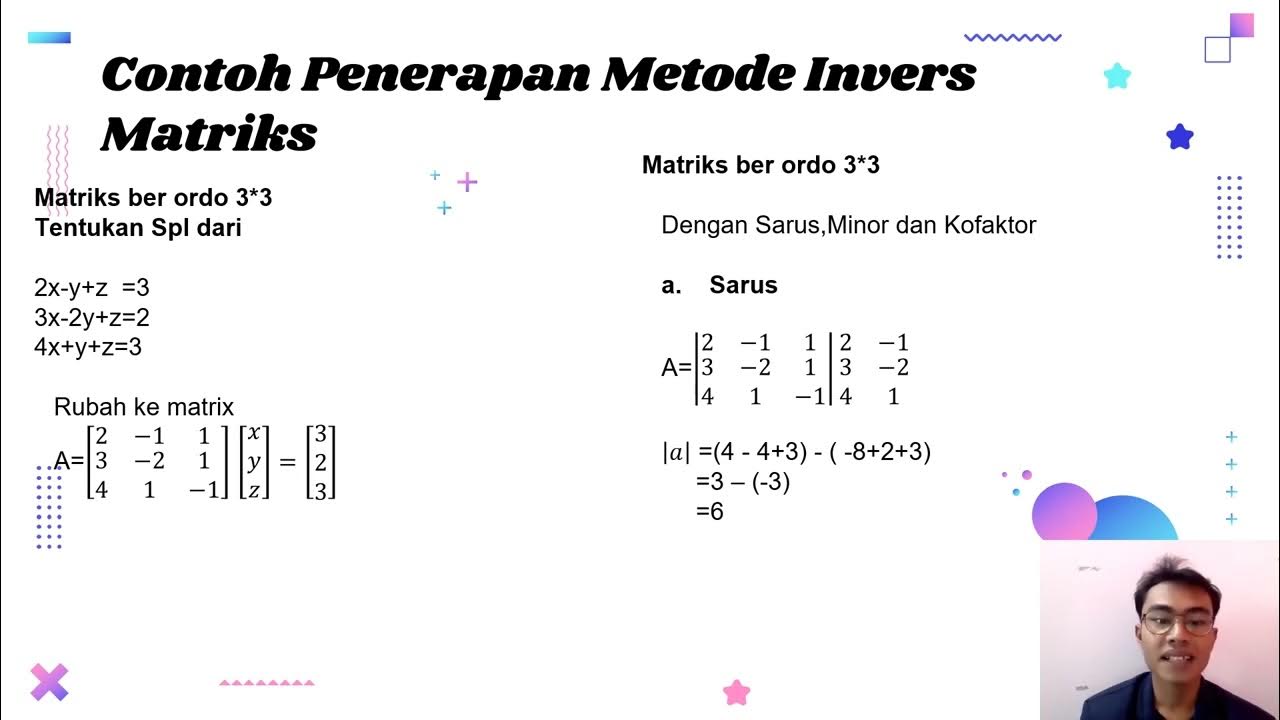 Sistem Persamaan Linier Dengan Matriks Invers - YouTube