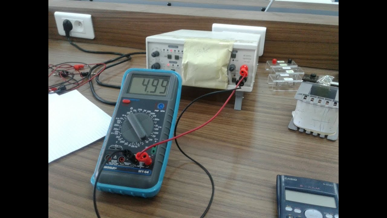 Etude du Circuit RLC parallèle TP "FSO" - YouTube