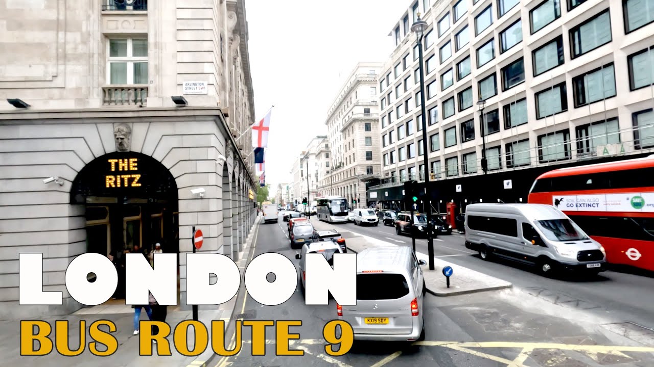 🚌 LONDON Bus Ride| Route 9 |Charing Cross to High Street Kensington ...