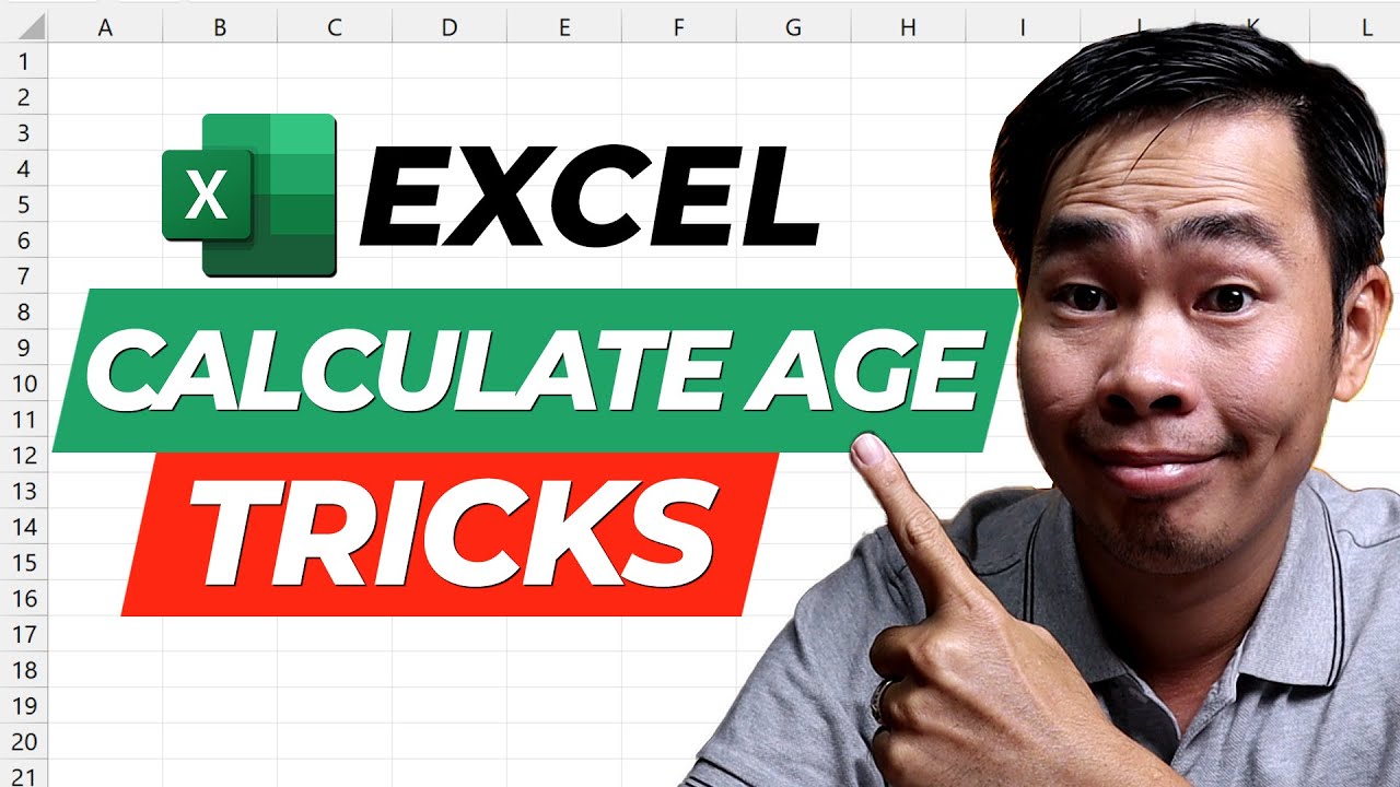 How To Calculate Age In Excel From A Date Of Birth Excel Hack YouTube How To Calculate Age In Excel From A Date Of Birth Excel Hack YouTube