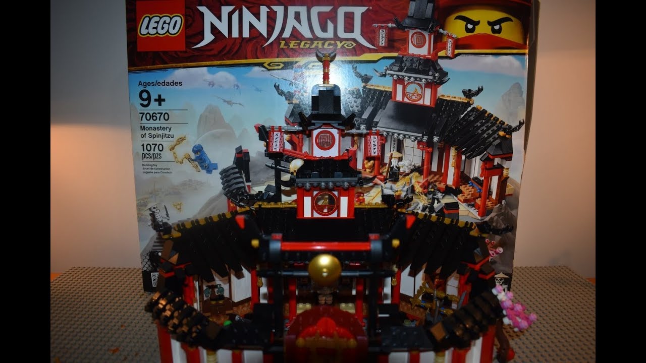 Lego Ninjago Legacy Monastery of Spinjitzu Review 70670 - YouTube
