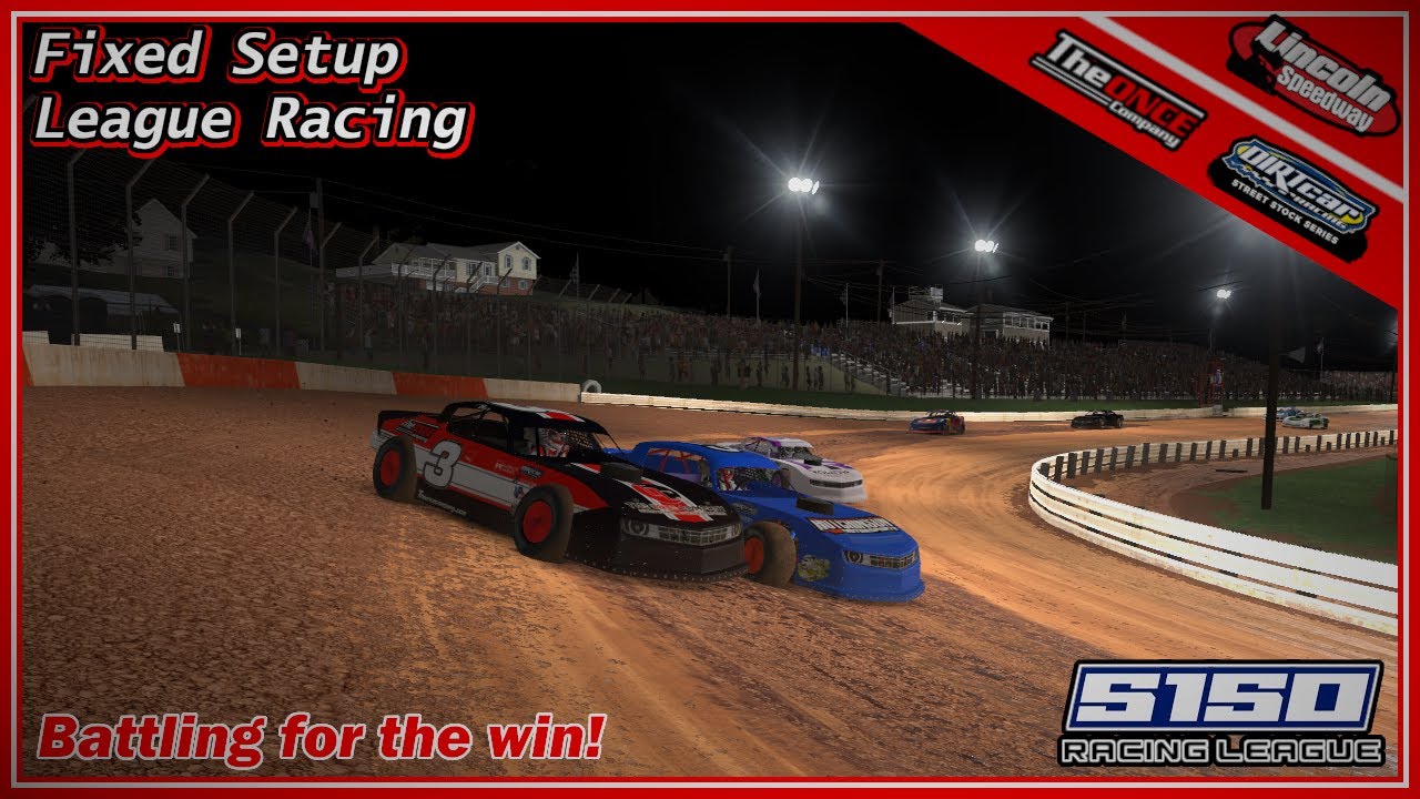 iRacing Dirt Street Stocks at Lincoln - 5150 Racing League Rd. 1 - YouTube