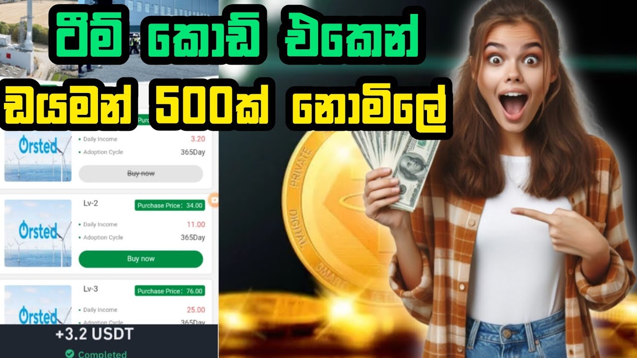 ඩයමන් 500ක් නොමිලේ | e money new platform full review sinhala | online job sinhala - YouTube