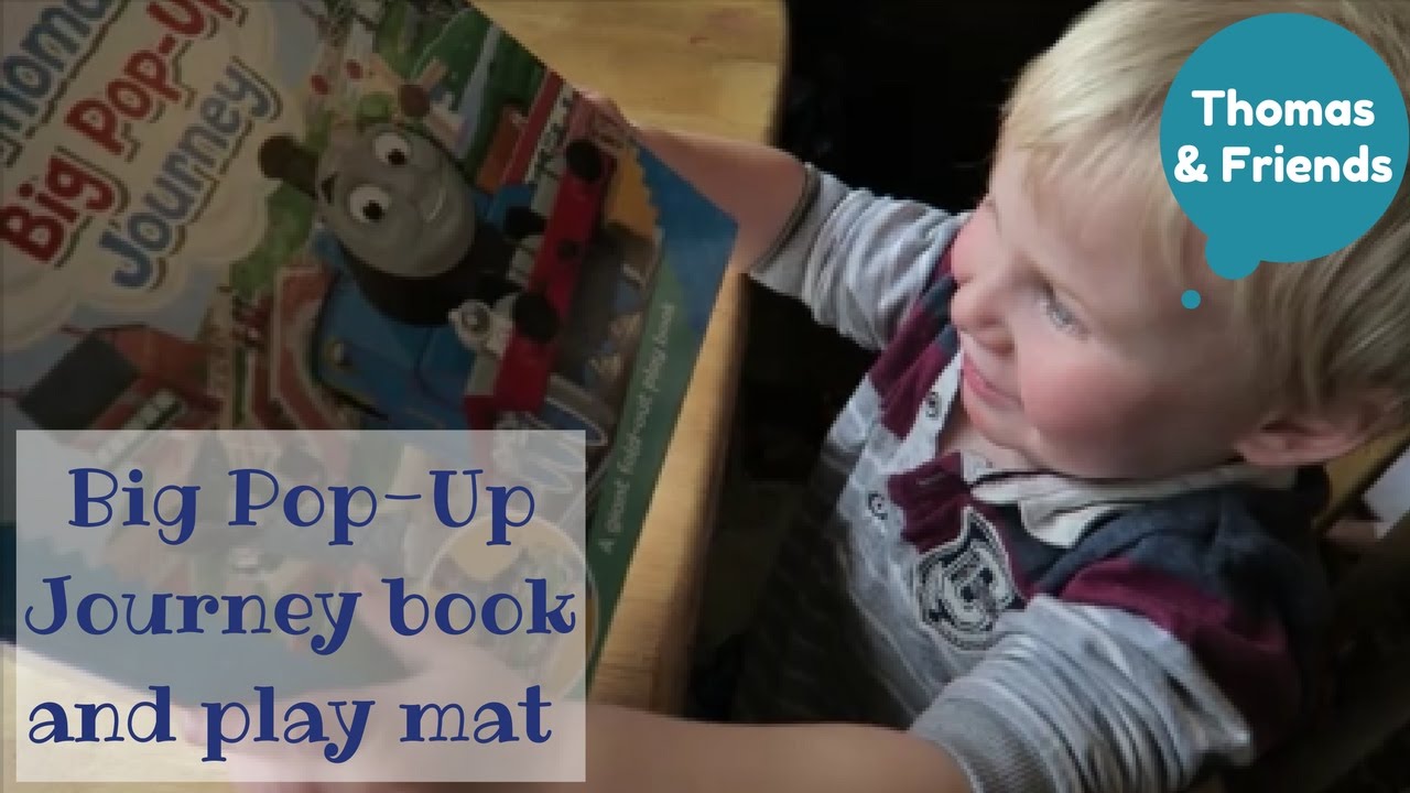 Thomas tank engine and friends pop up book play mat review - YouTube