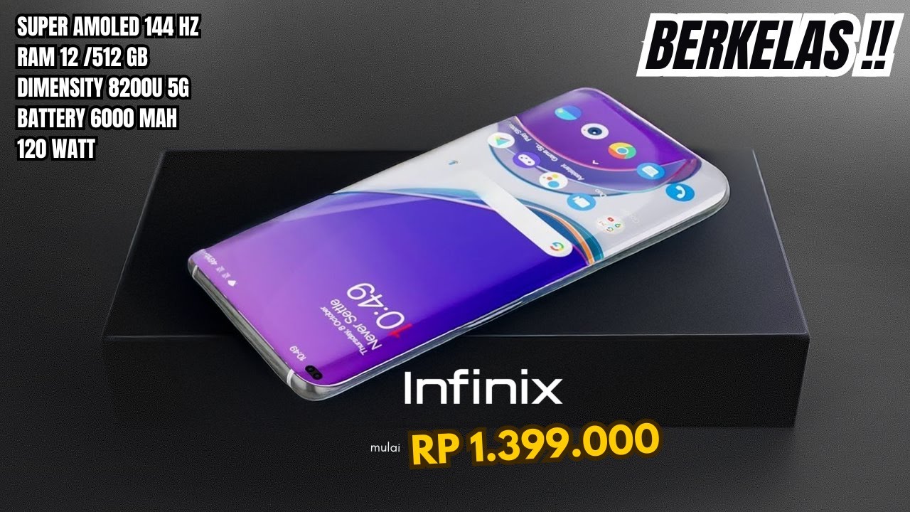 INFINIX GAK ADA OTAK! RAM 12/512 GB, DIMENSITY 8200U 5G, 6000MAH - HP ...