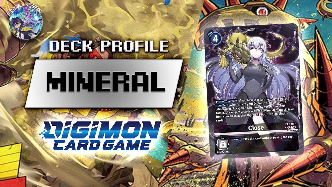 FRAGMENTER POUR MIEUX TUER! Decklist Mineral/Rock EX08 - DIGIMON - YouTube