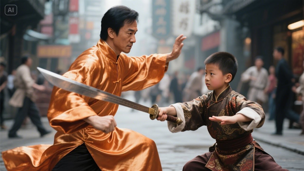A BOY CHALLENGE Jack Chan Wushu Tai chi Martial artist Wuxia New Movie ...