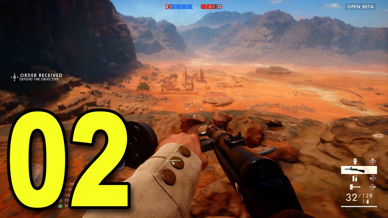 Battlefield 1 Multiplayer - Part 2 - HOLD THE WALL! (Rush Defense ...