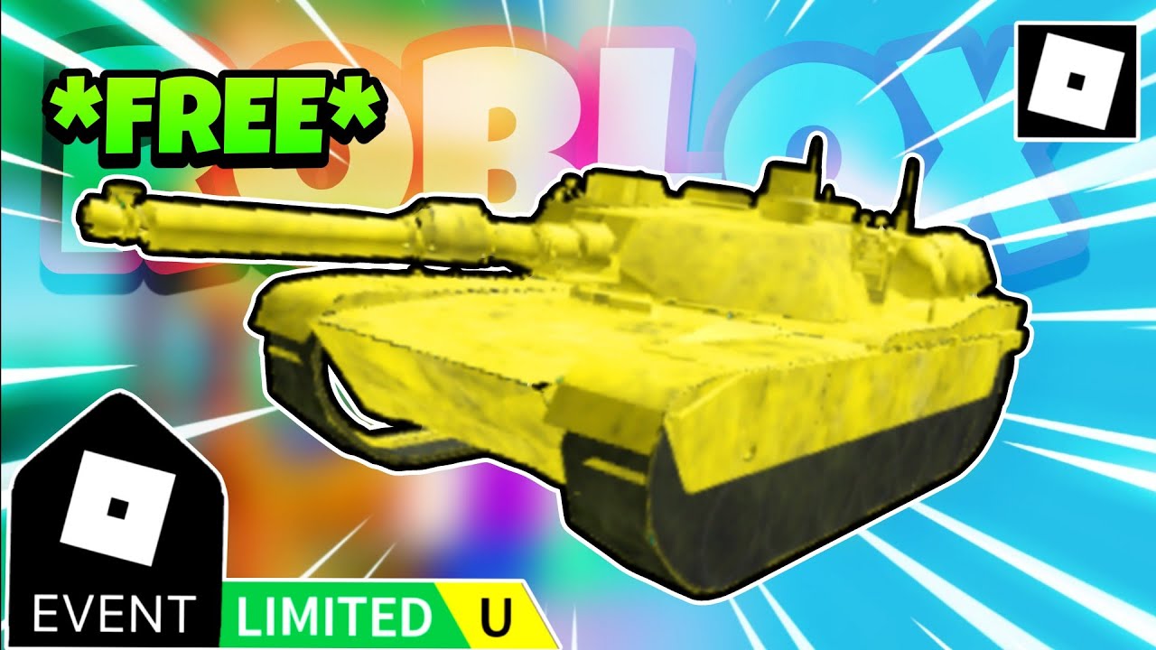 *LIMITED FREE UGC* HOW TO GET the GOLDEN TANK in CART RIDE! Roblox Cart ...