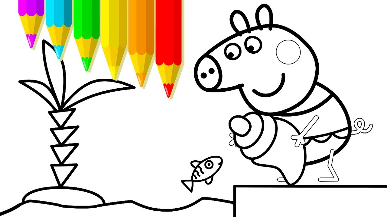 Learn Colors with Drawing Pages For Kids & Toddlers. Fun Art ...