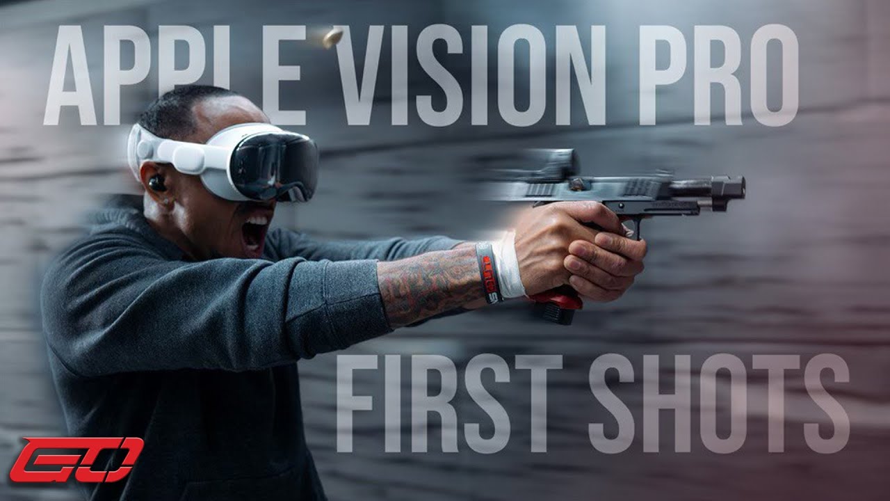 Shooting Guns While Using Apple Vision Pro - YouTube