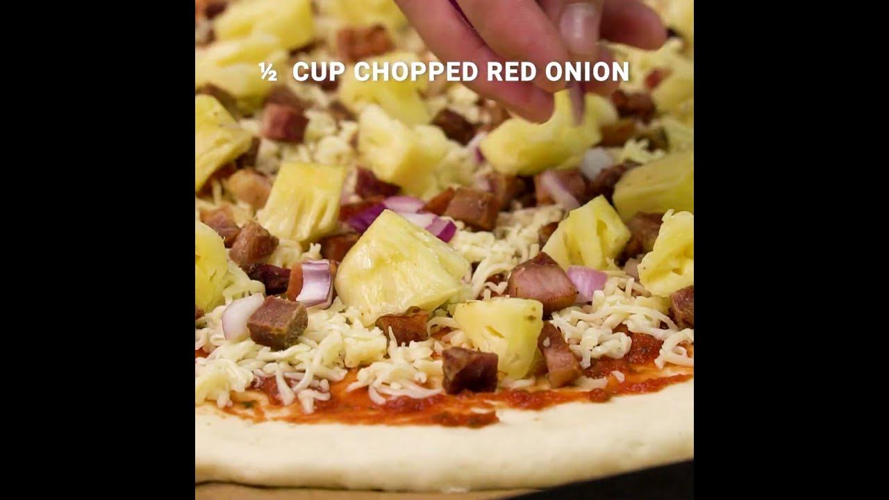 Homemade Hawaiian Pizza - YouTube