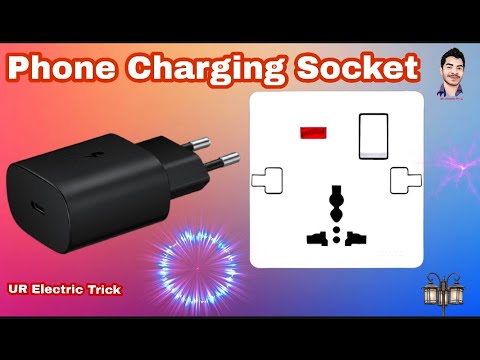 3 Pin Socket Connection / Phone Charging Socket New Video - YouTube