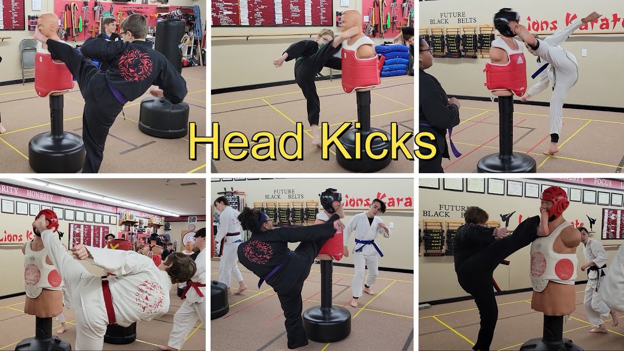 Head Kicking Practice from earlier in 2022 in our Teen Intermediate ...