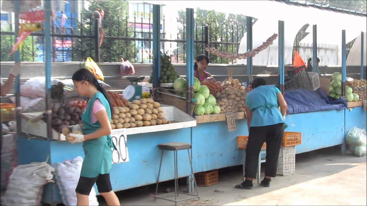 Food Market in Almaty, Kazakhstan (market scenes) - YouTube