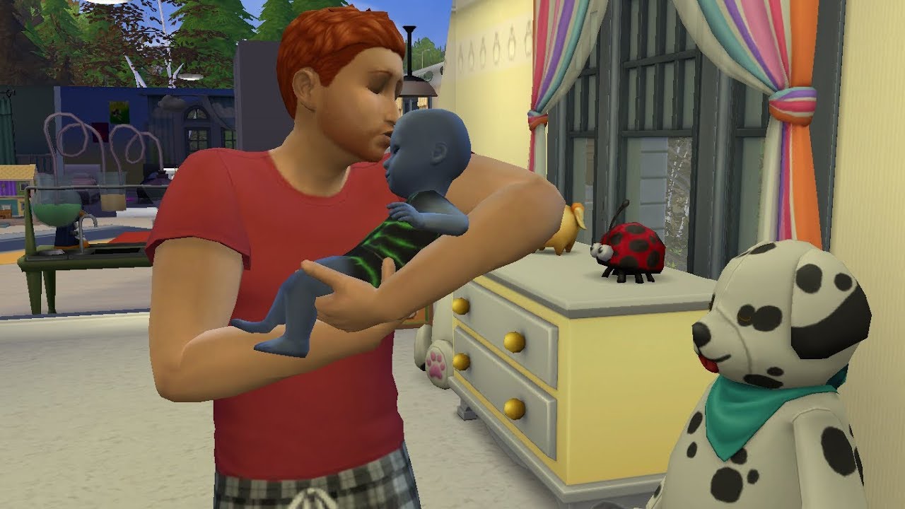 The sims 4/ Alien baby challenge (Are first Alien baby👽🛸) ep.3 - YouTube