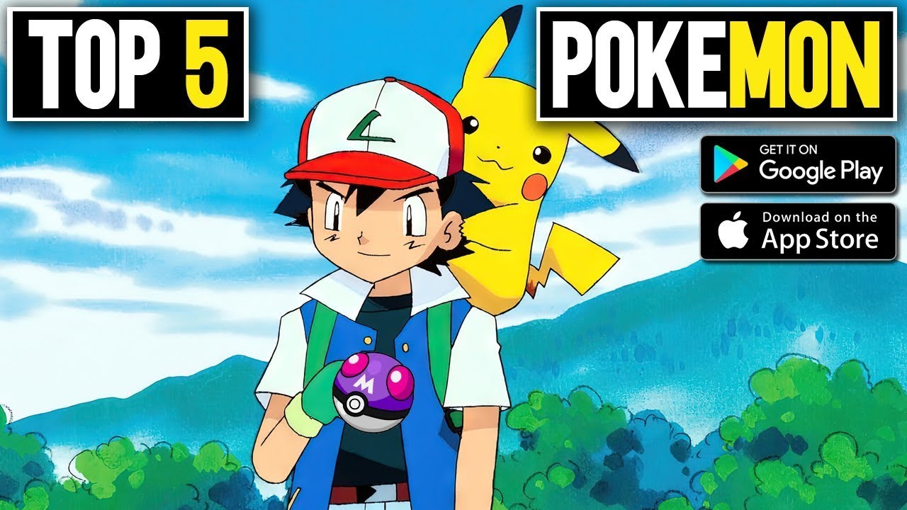 Top 5 POKEMON Games For Android & iOS (2024) | 5 High Graphic RPG ...