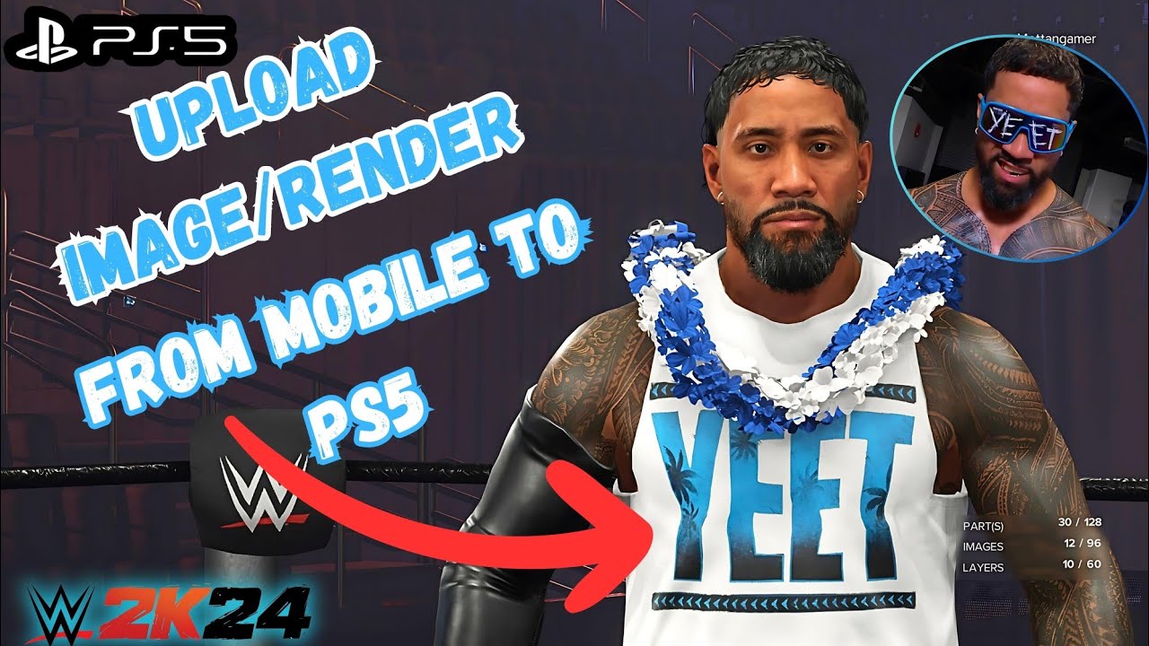 How To Upload Any Image/Render For Customising Wwe2k24 Roster ...