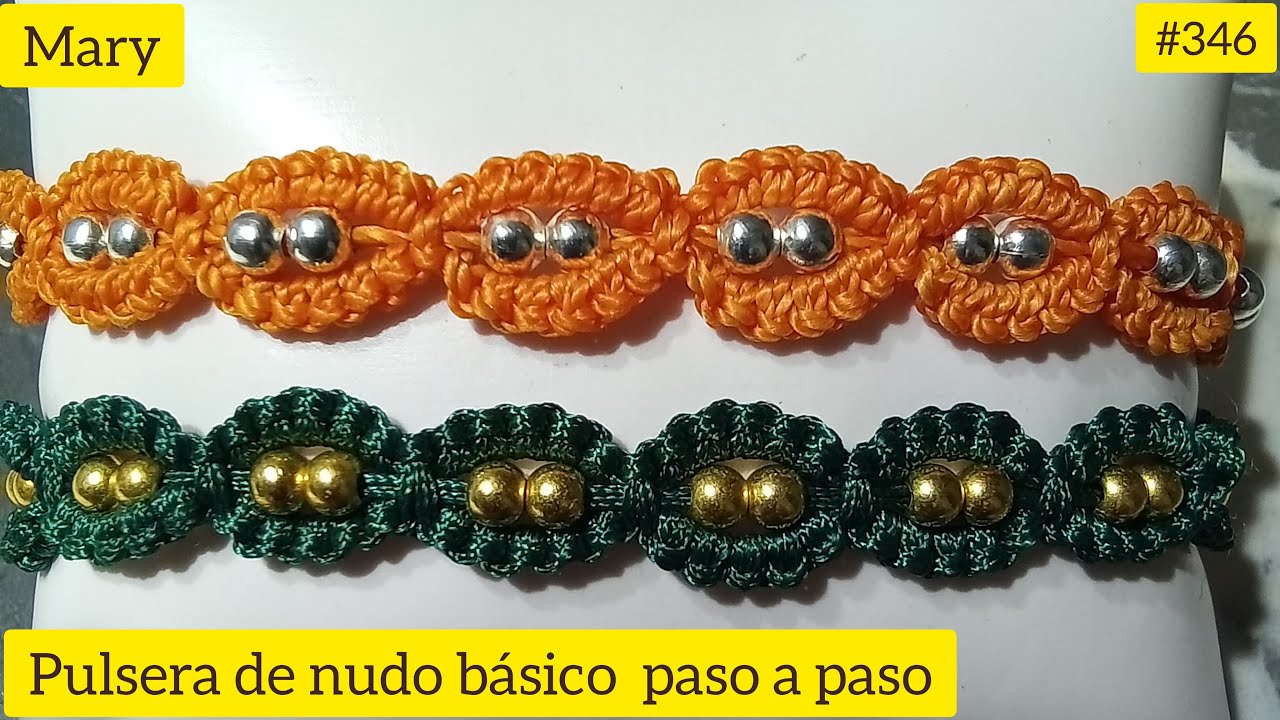 PULSERA DE MACRAMÉ FÁCIL Y RÁPIDA (( PASO A PASO )) - YouTube