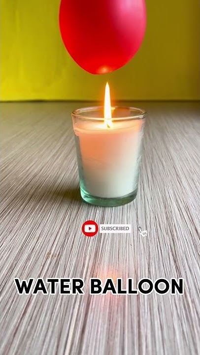 FIRE WATER BALLOON 🔥🎈 EASY SCIENCE EXPERIMENT #fyp #foryou #scienceexperiment #experiment - YouTube