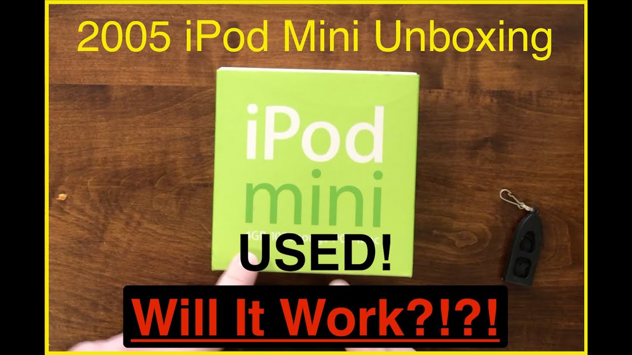 2005 iPod Mini Unboxing! - YouTube