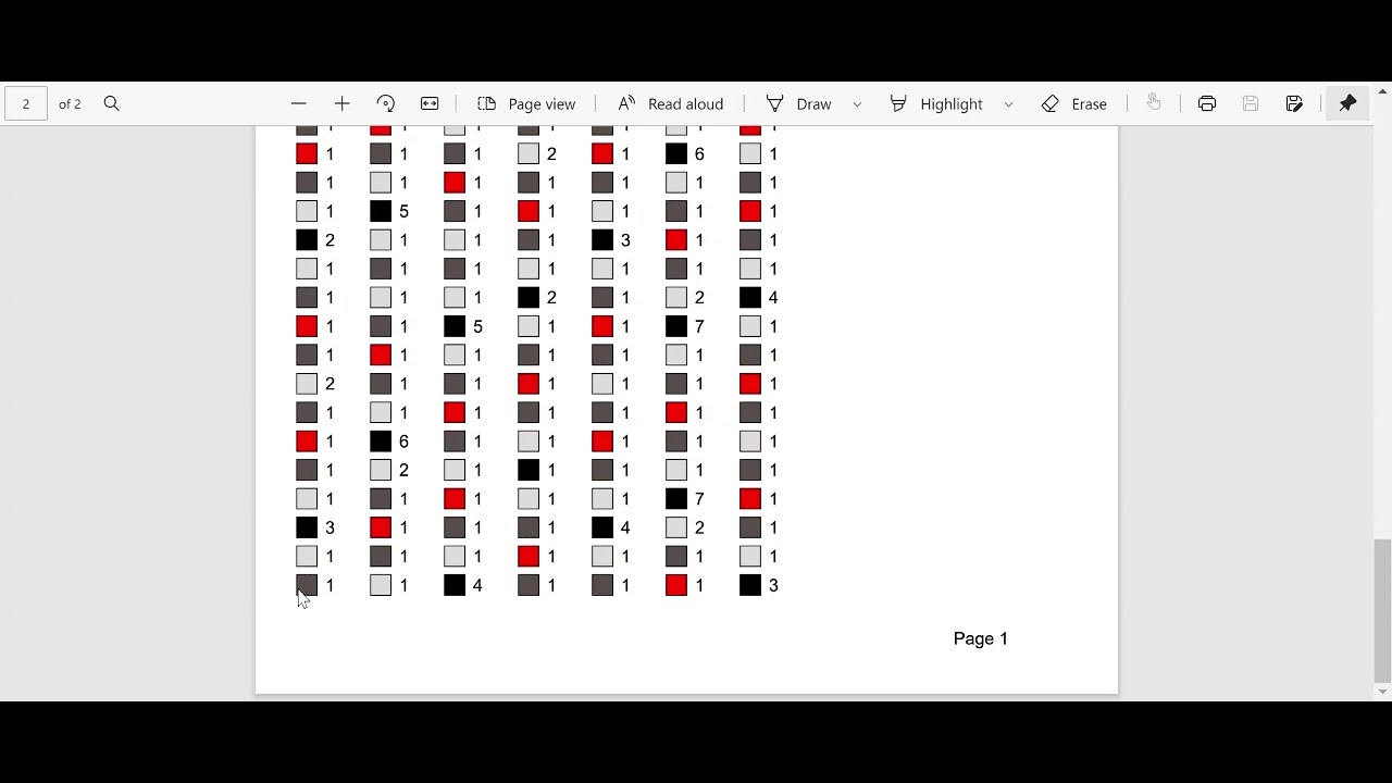 How to read bead crochet pattern, Jewelry Tutorial - YouTube