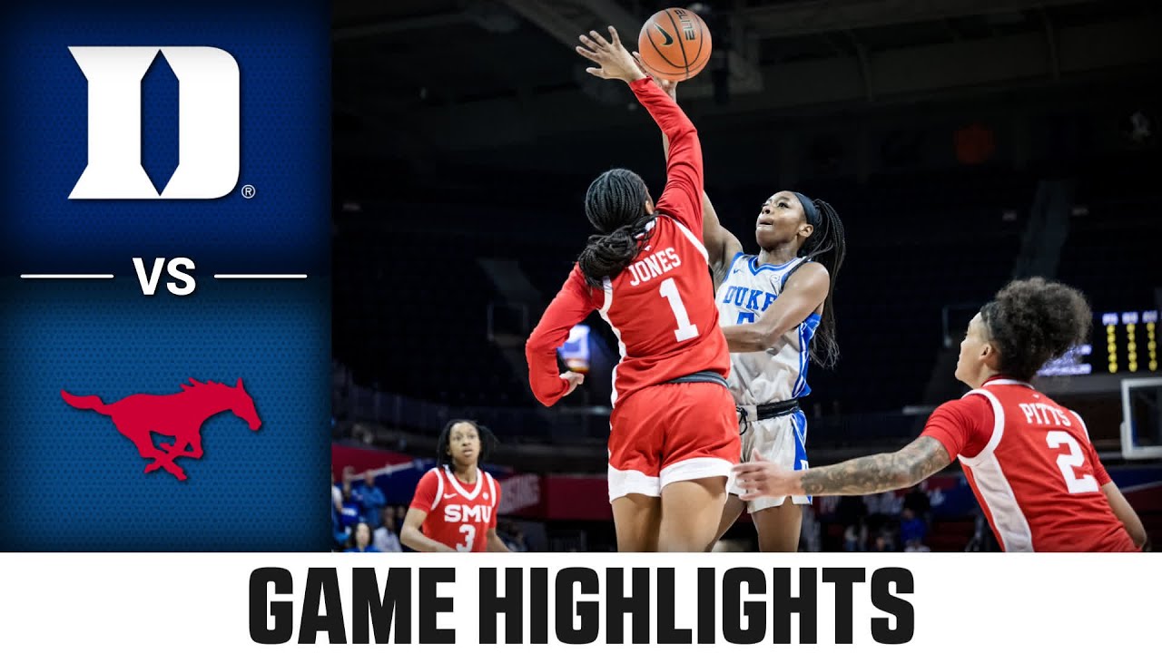 Duke vs. SMU Game Highlights | 2024-25 ACC Women's Basketball - YouTube