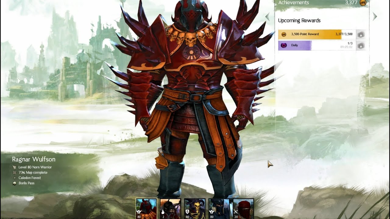 Guild Wars 2 Level 80 Norn Warrior vs. Mega Destroyer, Fire Elemental ...