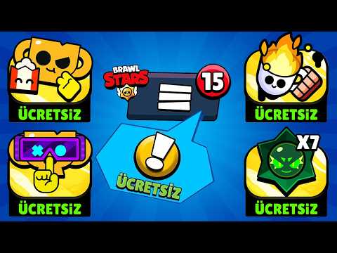 SON DAKİKA📣 HERKESE ÜCRETSİZ VERİLECEK 15 YENİ ÖDÜL🎁 YENİ KOSTÜM🔥 Brawl Stars