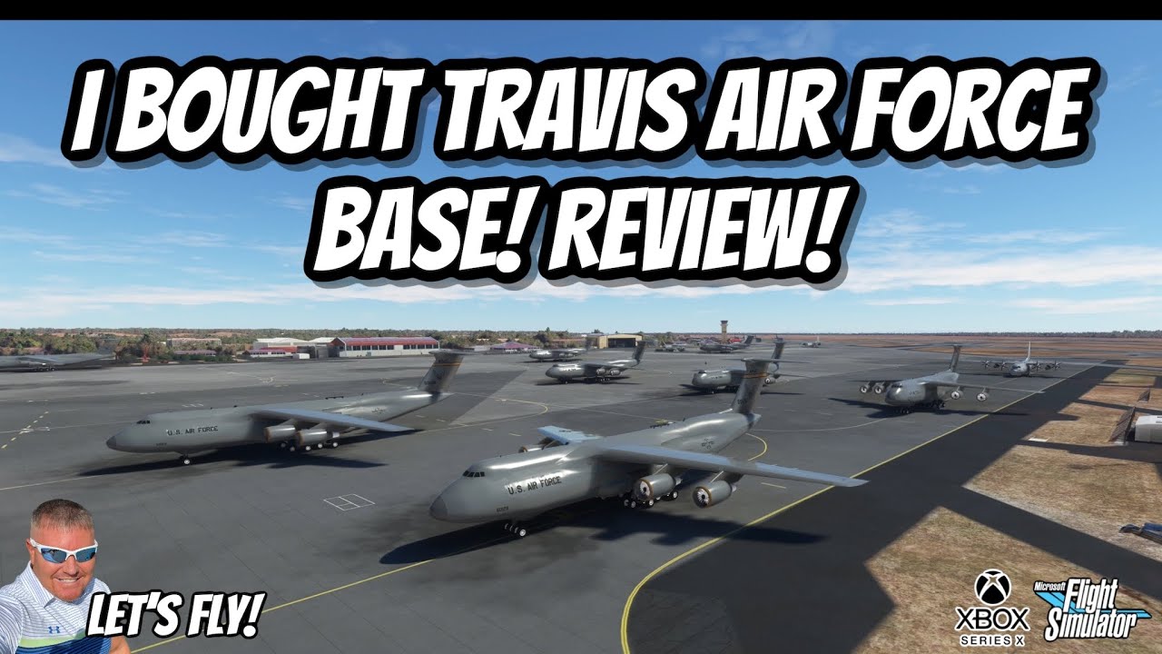 I Bought Travis Air Force Base! Review! MICROSOFT FLIGHT SIMULATOR XBOX ...