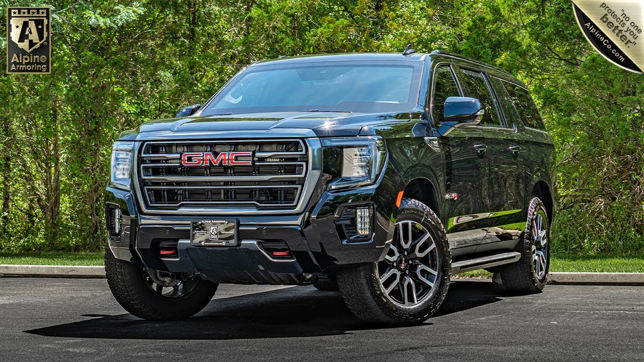 Armored GMC Yukon XL AT4 - By Alpine Armoring® USA - YouTube
