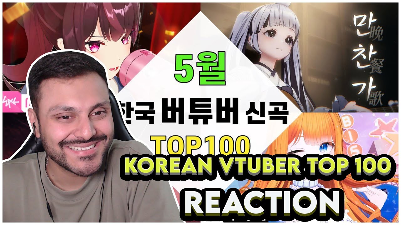 Korean VTubers Top 100 Songs of May Reaction! (한국 버튜버 , ISEGYE IDOL 이세계 ...