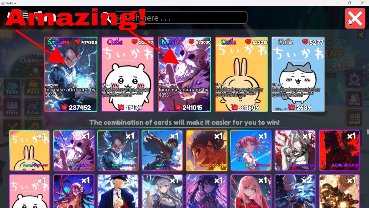 These New Cards Are Amazing!? (Roblox: Anime Card Master) - YouTube