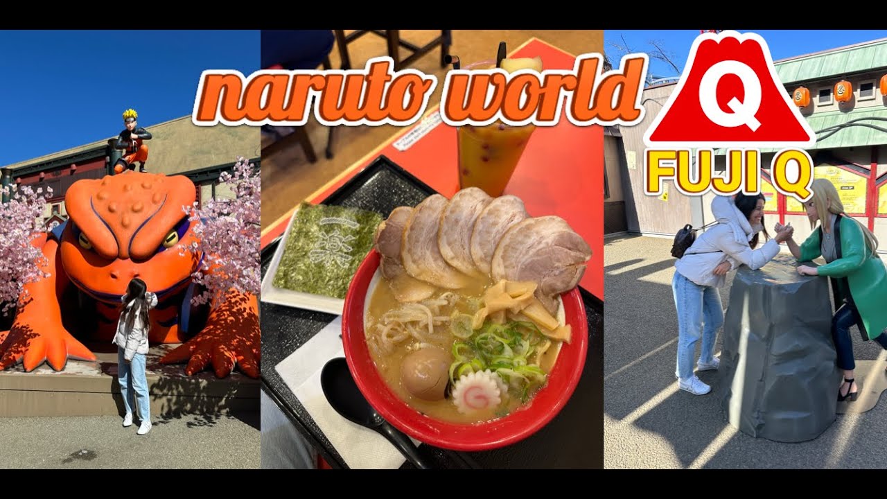 NARUTO WORLD AT FUJI-Q HIGHLAND - monimu x japan - YouTube