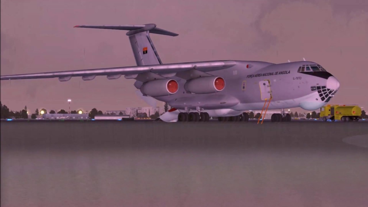 IL 76 FSX (THE AFRICAN FLYER / AO-SOG) - YouTube