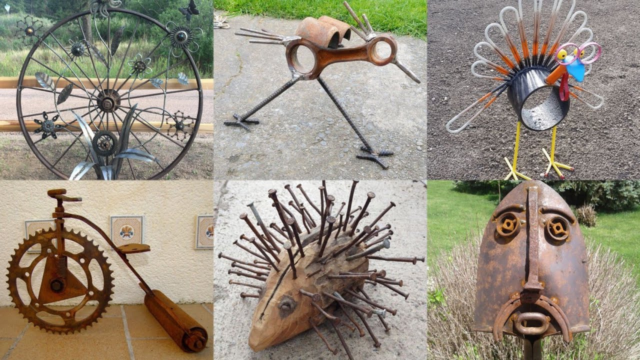 100+diy scrap metal welding project ideas | metal working ideas - YouTube