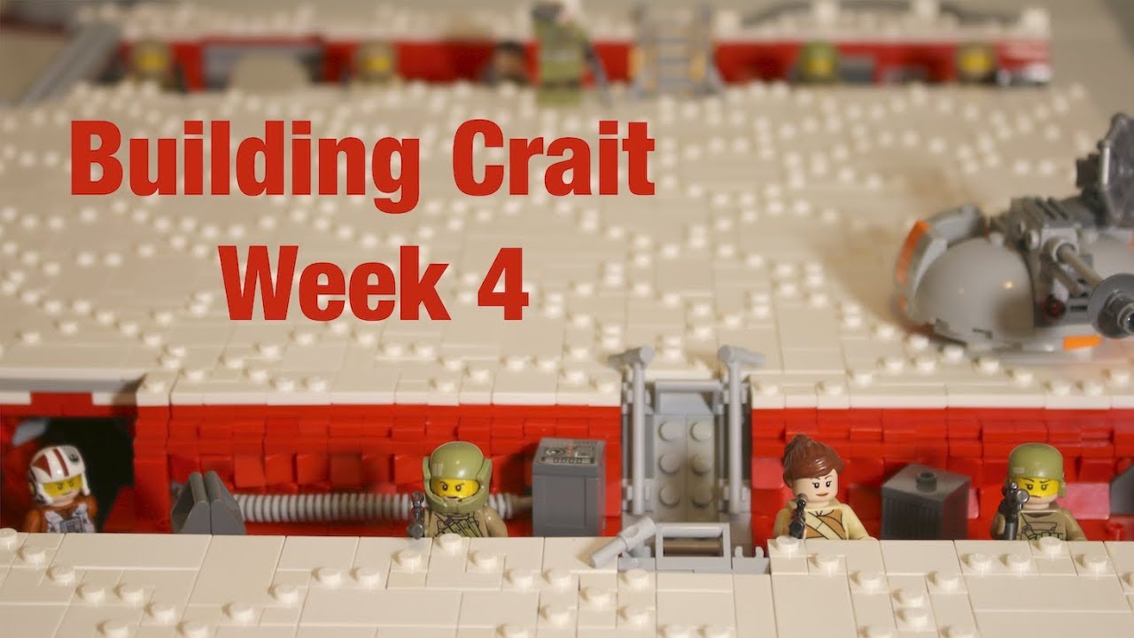 Building A LEGO Crait MOC Week 4 - 3 Baseplates - Fox Bricks - YouTube