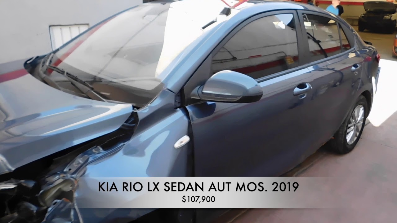 Autos Kia Río 2019 Accidentados - YouTube