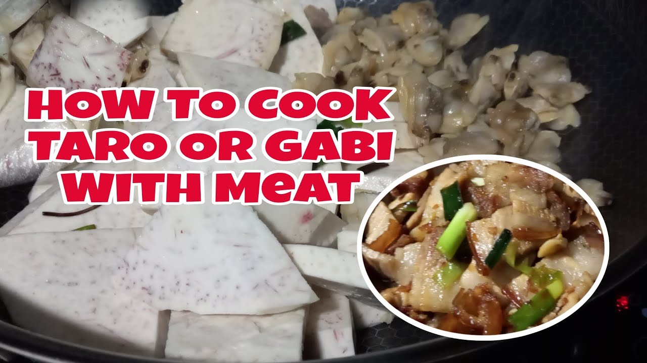 How To Cook TARO or GABI / At ETC. Simple Cooking /JHEVLOG Channel ...