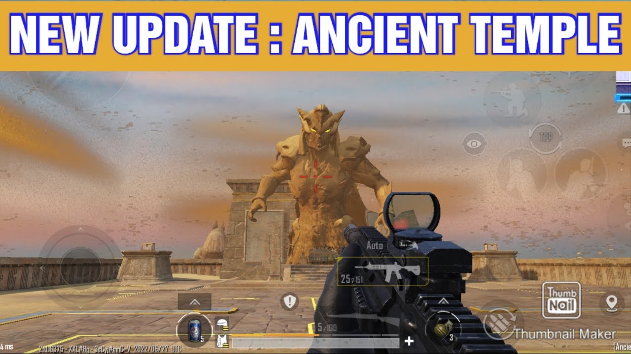 New Ancient Temple Update In PUBG &BGMI😱 | BGMI NEW UPCOMING UPDATE 2.1 ...