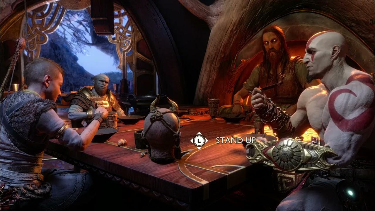 Eat dinner with Kratos - YouTube