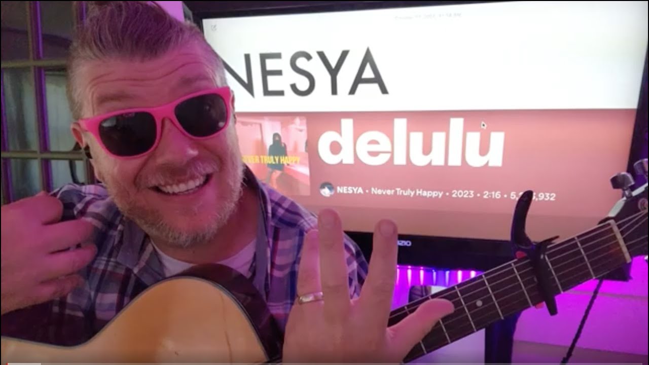 delulu - NESYA Guitar Tutorial (Beginner Lesson!) - YouTube