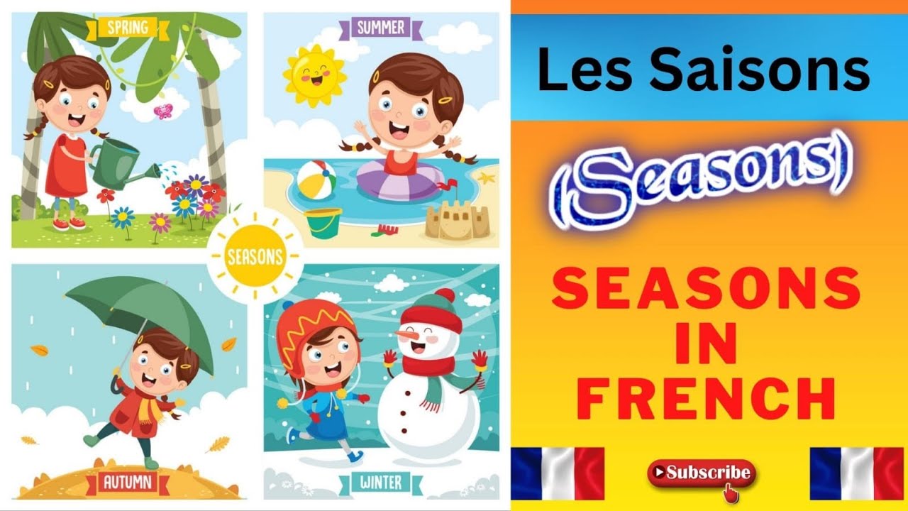 The Seasons In French (Les Saisons En Français / Las Estaciones En ...