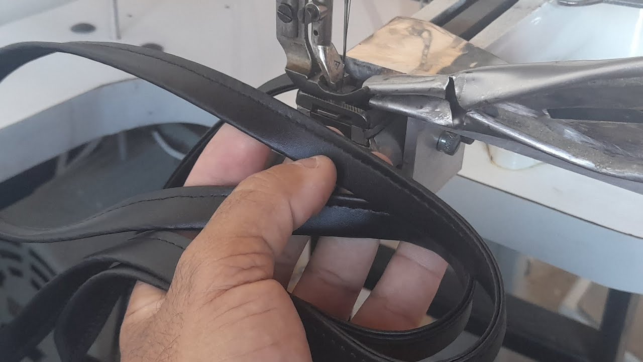 como fazer alsa para bolsa na máquina de braço - YouTube
