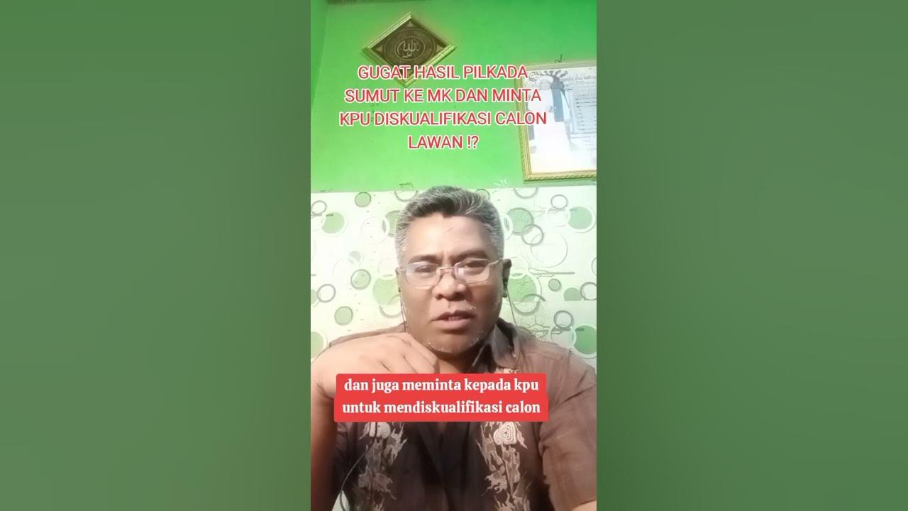 EDY RAHMAYADI: Gugat Hasil Pilgub Sumut ke MK! Edy-Hasan minta KPU Diskualifikasi BOBBY-SURYA ...