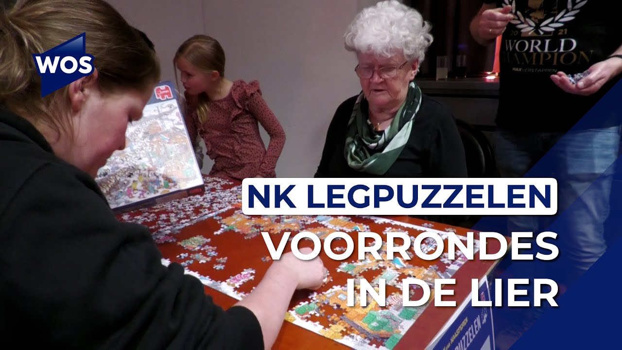 NK legpuzzelen in De Lier - YouTube