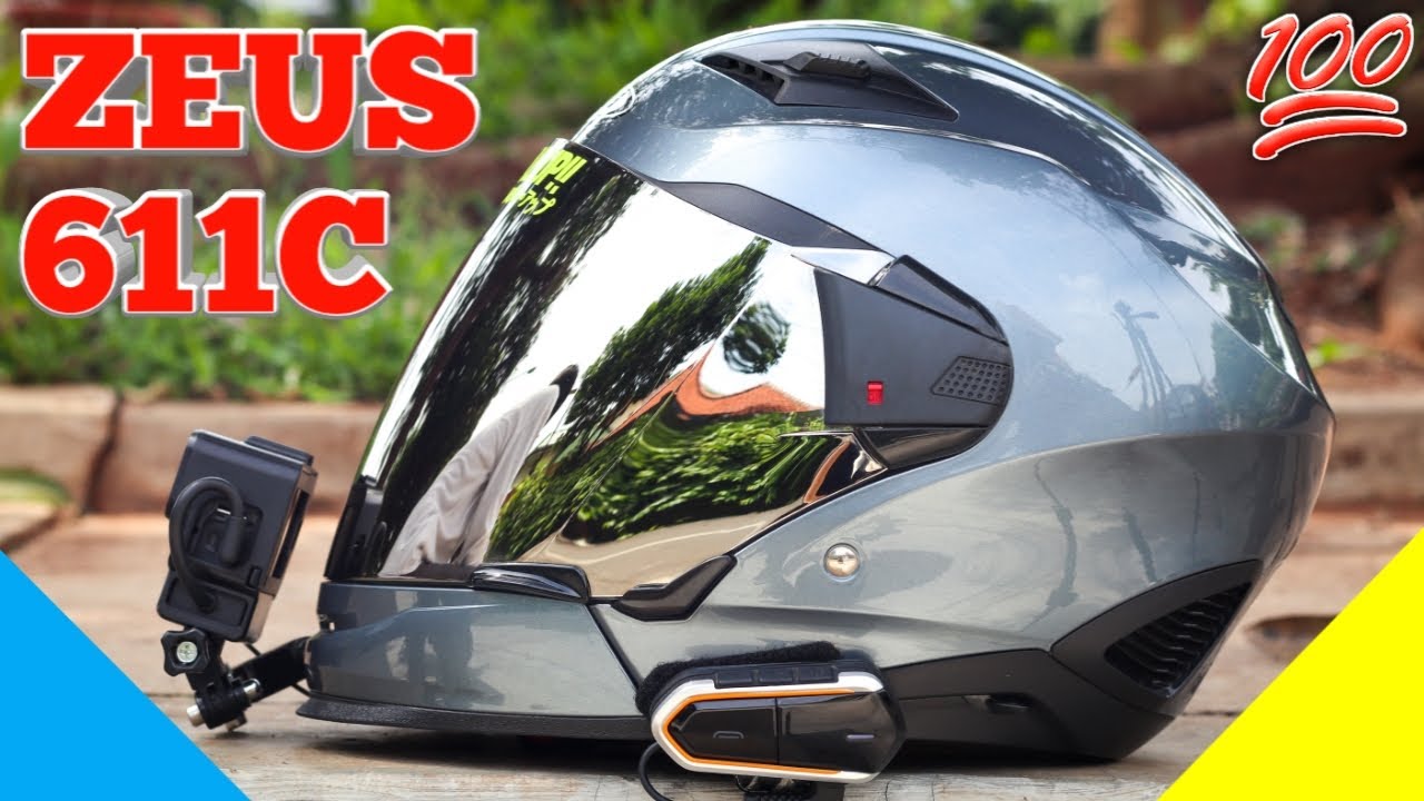ZEUS 611C ‼️ HELM NYAMAN UNTUK TOURING ATAU HARIAN 🔥 - YouTube