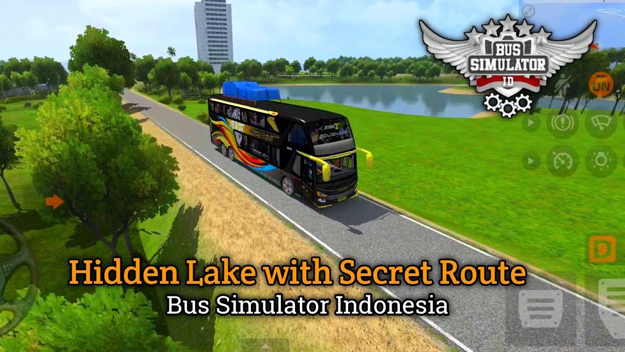 Hidden Lake With Secret Route in Bus Simulator Indonesia|maleo bus game ...